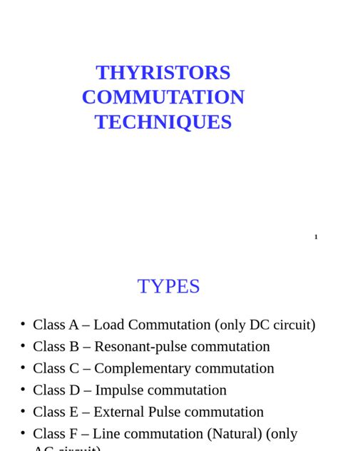 Commutation Of Thyristors Pdf