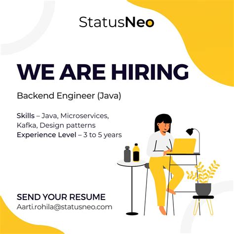 aarti rohila on linkedin statusneo hiringimmediately javadeveloper