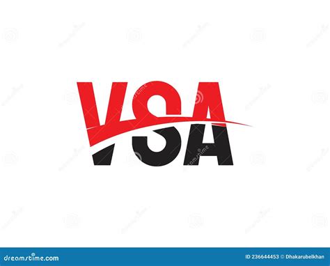 Vsa Letter Initial Logo Design Vector Illustration Stock Vector