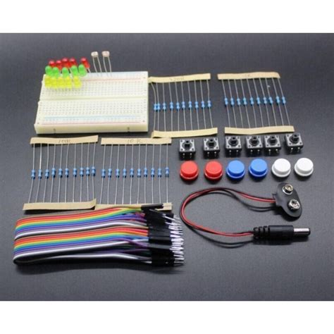 Jual Starter Kit Arduino Uno R3 Mini Breadboard Led Kabel Jumper Button