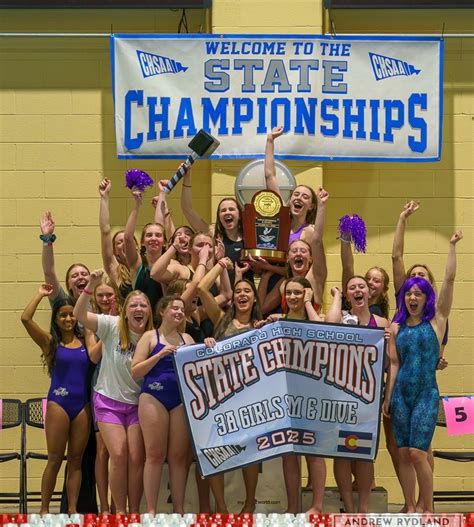 Dcc Girls Swim And Dive Cheering From Podium