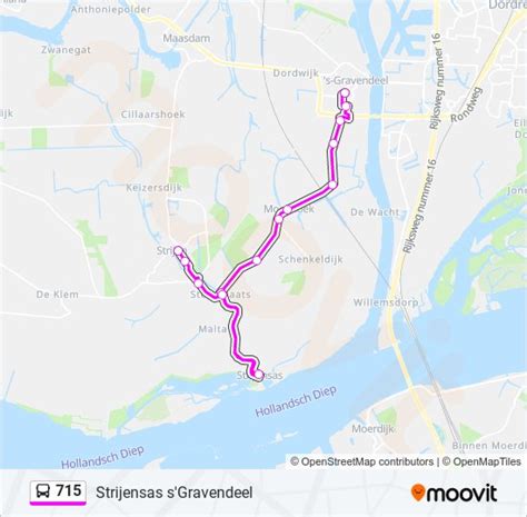 715 Route Schedules Stops And Maps S Gravendeel Weegje Updated