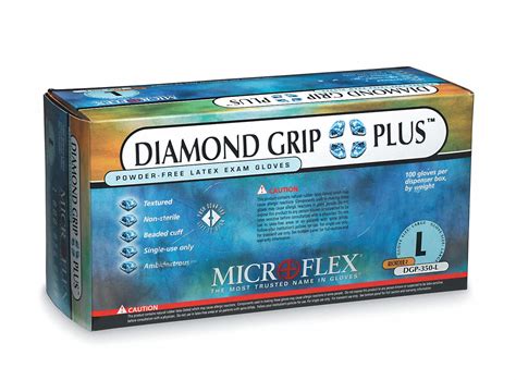 Microflex Disposable Gloves Gen Purposemedical Grade 5 Mil Powder