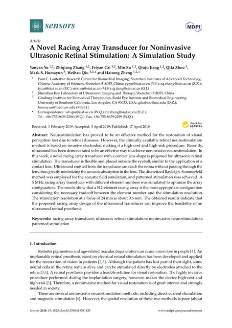Pdf A Novel Racing Array Transducer For Noninvasive Ultrasonic