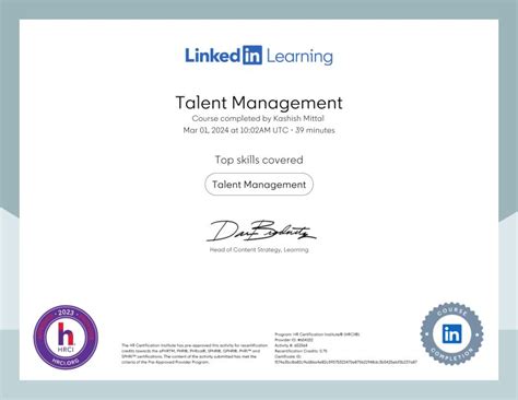 kashish mittal on linkedin certificate of completion