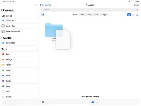 Fonts Procreate Handbook