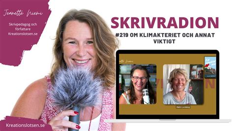 Jag är med i Skrivradion Malin Lundskog