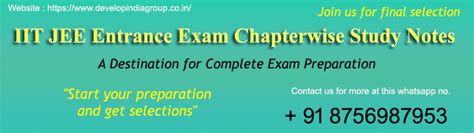 Chapterwise Study Materials And Notes Available