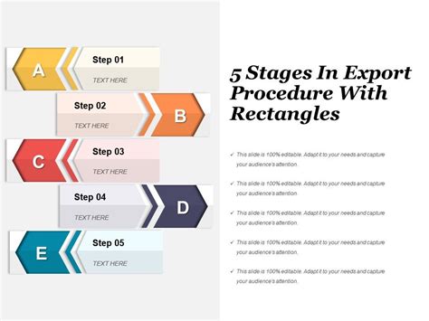 5 Stages In Export Procedure With Rectangles Powerpoint Slide Presentation Tips Powerpoint 5 Stages In Export Procedure With Rectangles Powerpoint Slide Presentation Tips Powerpoint