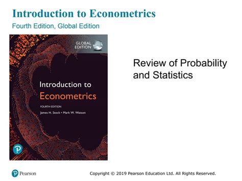 Lecture 2 Undergraduate Intro To Econometrics Pptx
