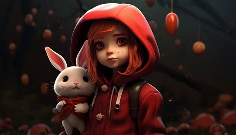 Ai产生的 女孩 兔子 Pixabay上的免费图片 Pixabay