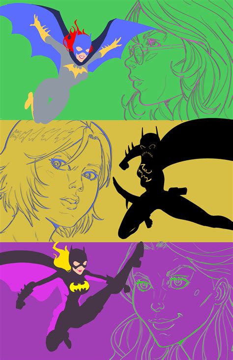 Artwork Batgirls In Color By Sketchatron Rdccomics