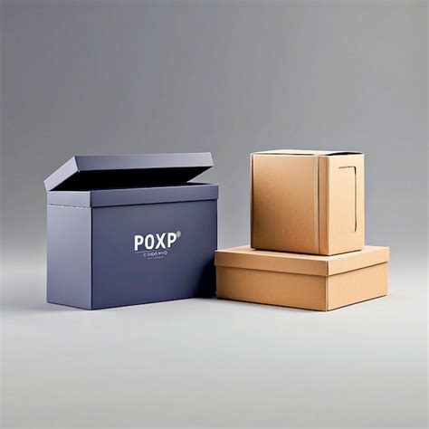 Boxes Mockups Premium Ai Generated Image