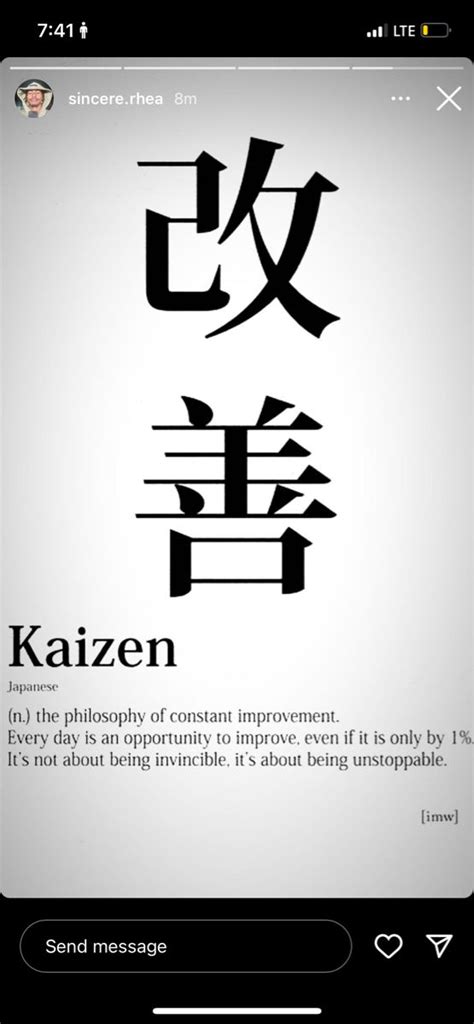 Kaizen Tattoo Meaning And Design Ideas