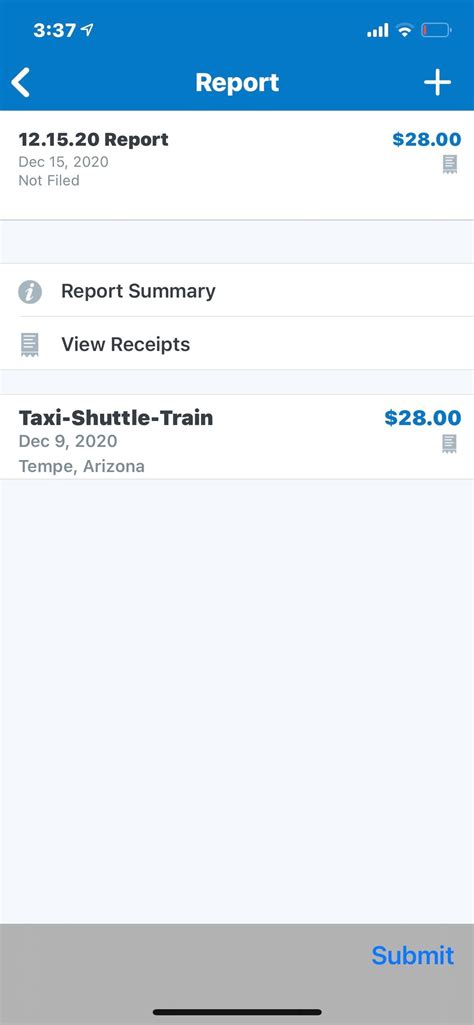 Ability To Attach Multiple Receipts To An Expense Sap Concur