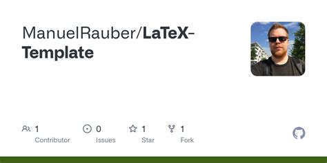 Github Manuelrauber Latex Template