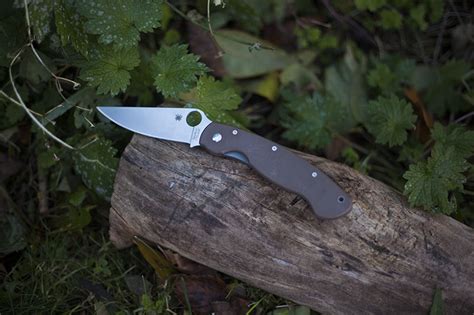 Spyderco Military G 10 Handle Folding Knife Review