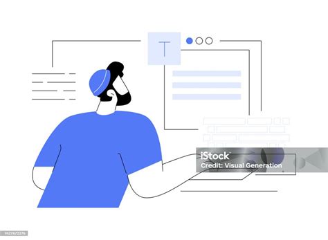 Copywriting Abstract Concept Vector Illustration Stock Illustration