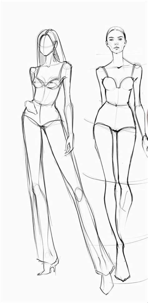 Pin By On Art Fashion Illustration Poses Fashion Figure Drawing