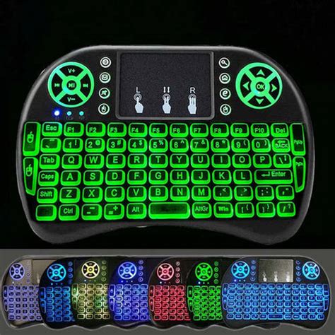 Клавіатура Keyboard Wireless Mwk08 I8 Touch з підсвічуванням