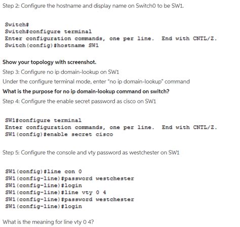 Solved Step Configure The Hostname And Display Name On Chegg Com