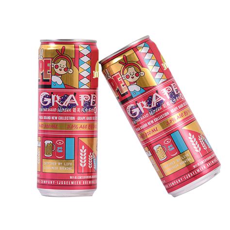 Custom 330ml 500ml Canned Tipsy Fruit Flavored Premixed Blended