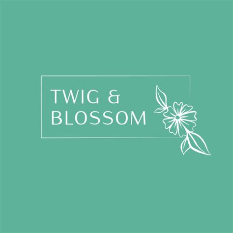 Twig Flower Logo Maker Create Twig Flower Logos In Minutes