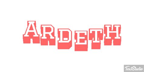 Ardeth Name Animated  Logo Designs