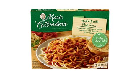 Marie Callenders Frozen Spaghetti Dinner With Meat Sauce 15 Oz