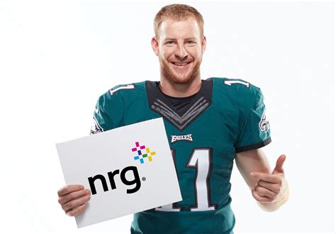Carson Wentz Signs For A Second Season With Nrg Business Wire