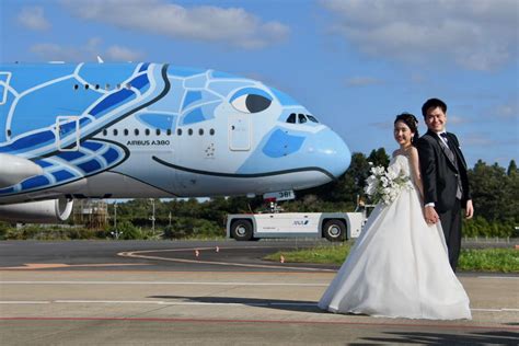 ホヌ登場に新婦感激 成田空港でフォトウエディング、371万円から Traicy（トライシー）