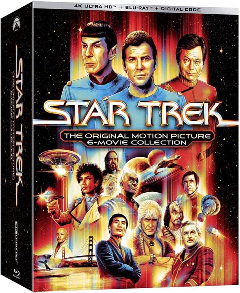 Star Trek The Original Motion Picture 6 Movie Collection Blu Ray