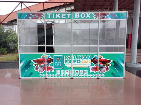 Sewa Box Ticket Partisi R8 Standpro