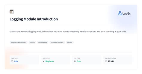 Introdução Ao Módulo De Logging Dominando O Logging De Diagnóstico Em