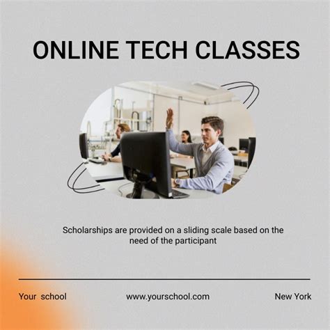 Online Learning Course Template Postermywall