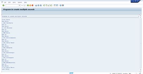Sap Program To Use All Four Control Break Statement In A Program