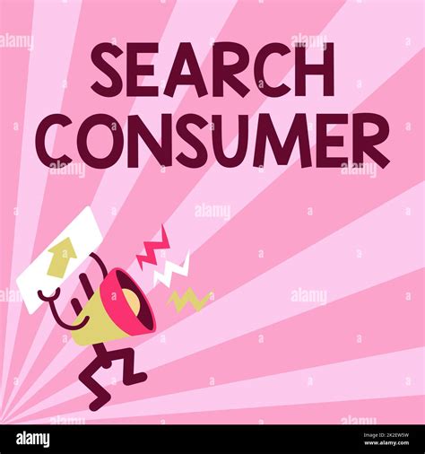 Text Sign Showing Search Consumer Word For Research Onconsumers