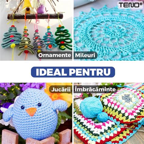 Професионален комплект за плетене на една кука Teno® 100 части 12 тънки сребърни чилета 10