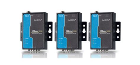 Moxa Device Servers - NPort 5110A/5130A/5150A Series 1-port advanced RS ...