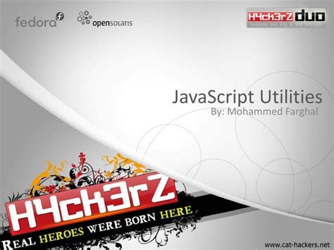 Java Script Utilities Ppt