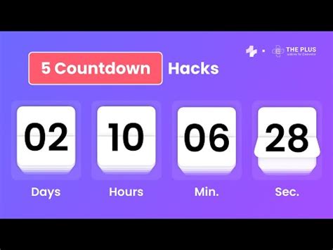 Countdown Widget Settings Overview The Plus Addons For Elementor