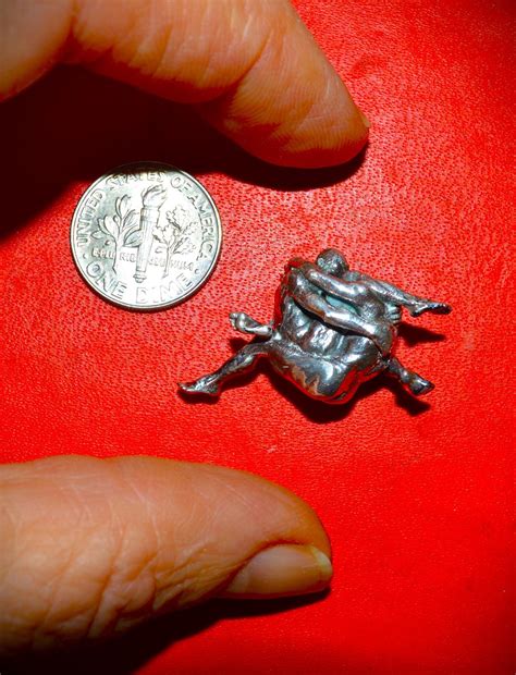 Freedom To Love Charm Mini Sculpture Traveling Altar Silver T Nude