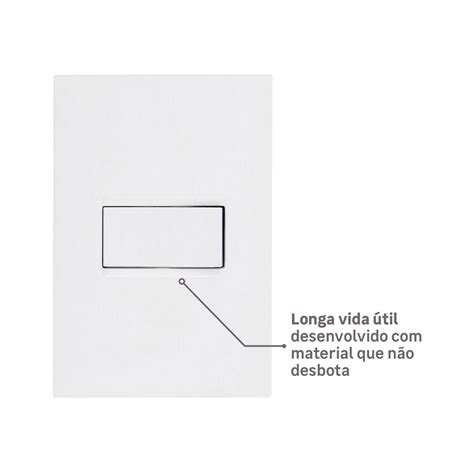 Conjunto Interruptor Simples 10a 4x2 Branco Pial Plus Leroy Merlin