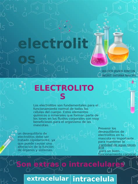 Electrolitos Quimica Pdf