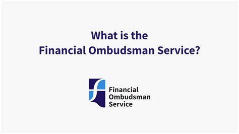 What Is The Financial Ombudsman Service Youtube