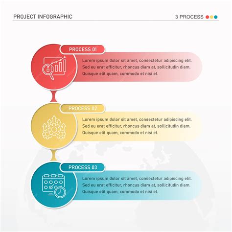 Premium Vector Basic Infographic Template With 3 Steps Process Or