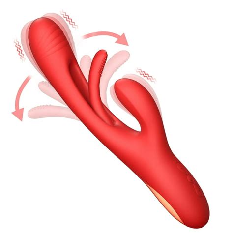 G Spot Vibrator For Women Rabbit Tapping Vibrator 3 In 1 Couple