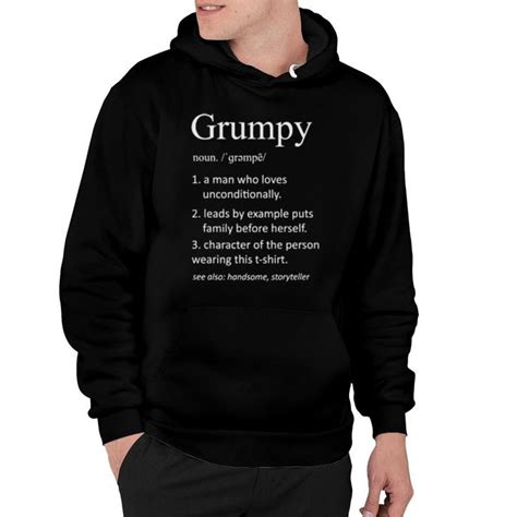 Grumpy Funny Definition Grandfather Definition T Shirt Mazezy