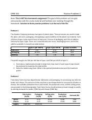 Practice Problems 1 Pdf OPRE 301 Practice Problems 1 Note This Is