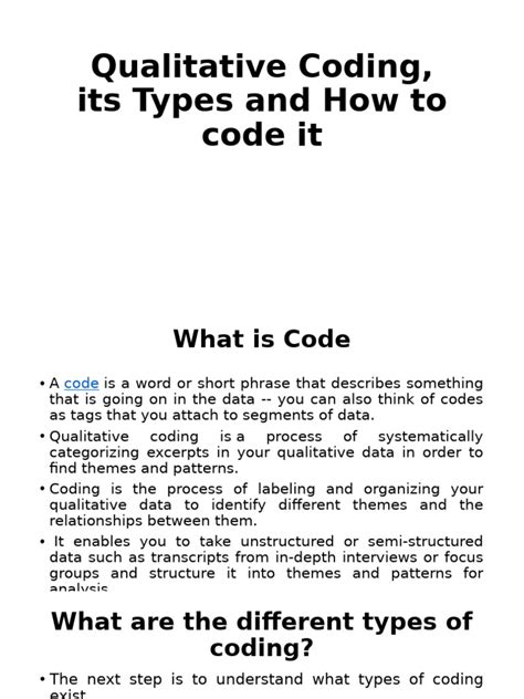 Data Coding Copy Pdf Qualitative Research Theory
